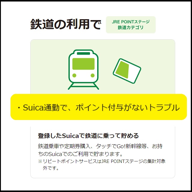 【JR】Suica通勤で、なぜか、ポイント付与がないトラブルの原因確認｜大丈夫だよblog